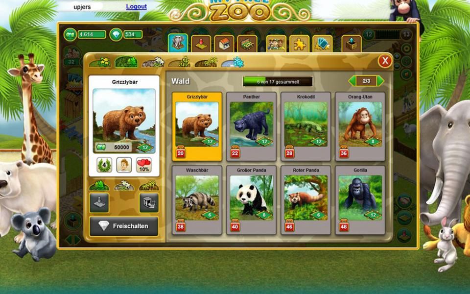 My Free Zoo - Zoomanager - jetzt spielen auf ProSieben Games