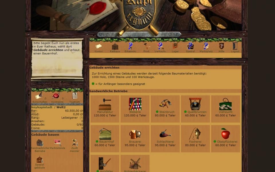 Kapi-Regnum Browsergame kostenlos spielen | ProSieben Games